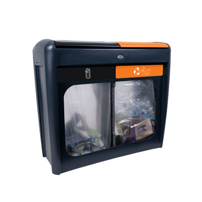Nexus® Evolution Vision Duo afvalscheidingsbak - Gratis levering